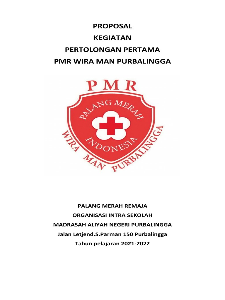 PMR - Proposal Kegiatan PP PMR Wira | PDF