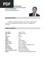 Curriculum Vitae | PDF | Tagalog Language | Philippines