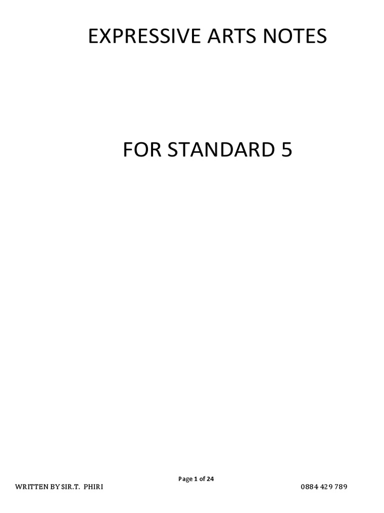 STD 5 Exa Notes | PDF | Knitting | Seam (Sewing)