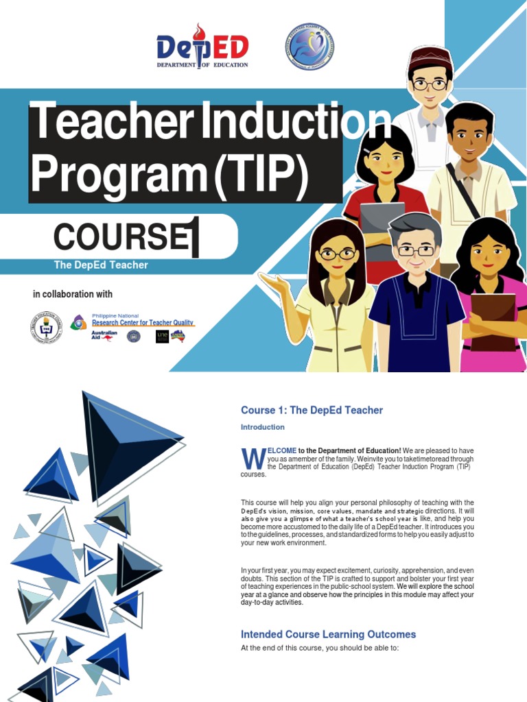 New-TIP-Course-1-DepEd-Teacher JANICE DAVID | PDF | Teachers | Curriculum
