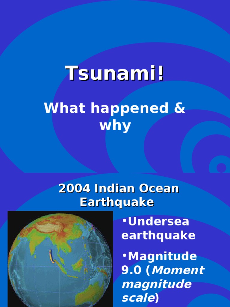 Tsunami | PDF | Tsunami | Moment Magnitude Scale