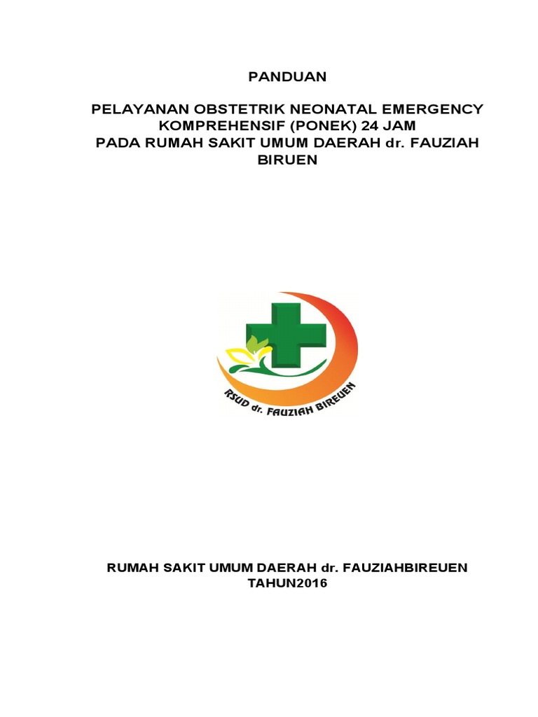 Panduan Ponek 24 Jam | PDF | Pengembangan Diri