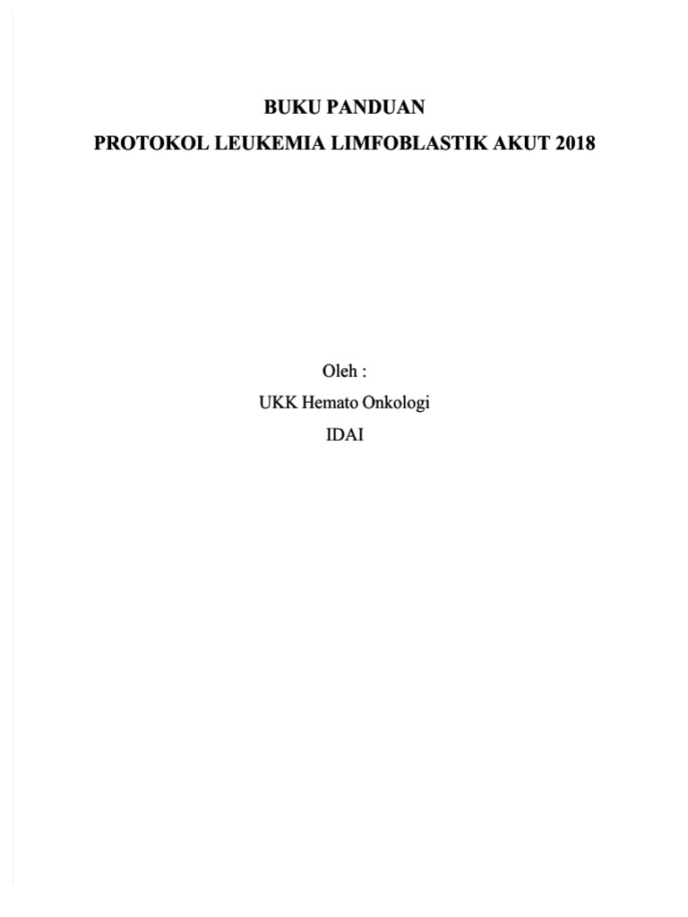 Protokol Nasional LLA 2018 | PDF