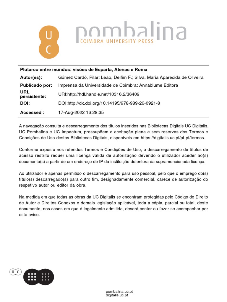 Plutarco Entre Mundos | PDF | Clássicos | Grécia