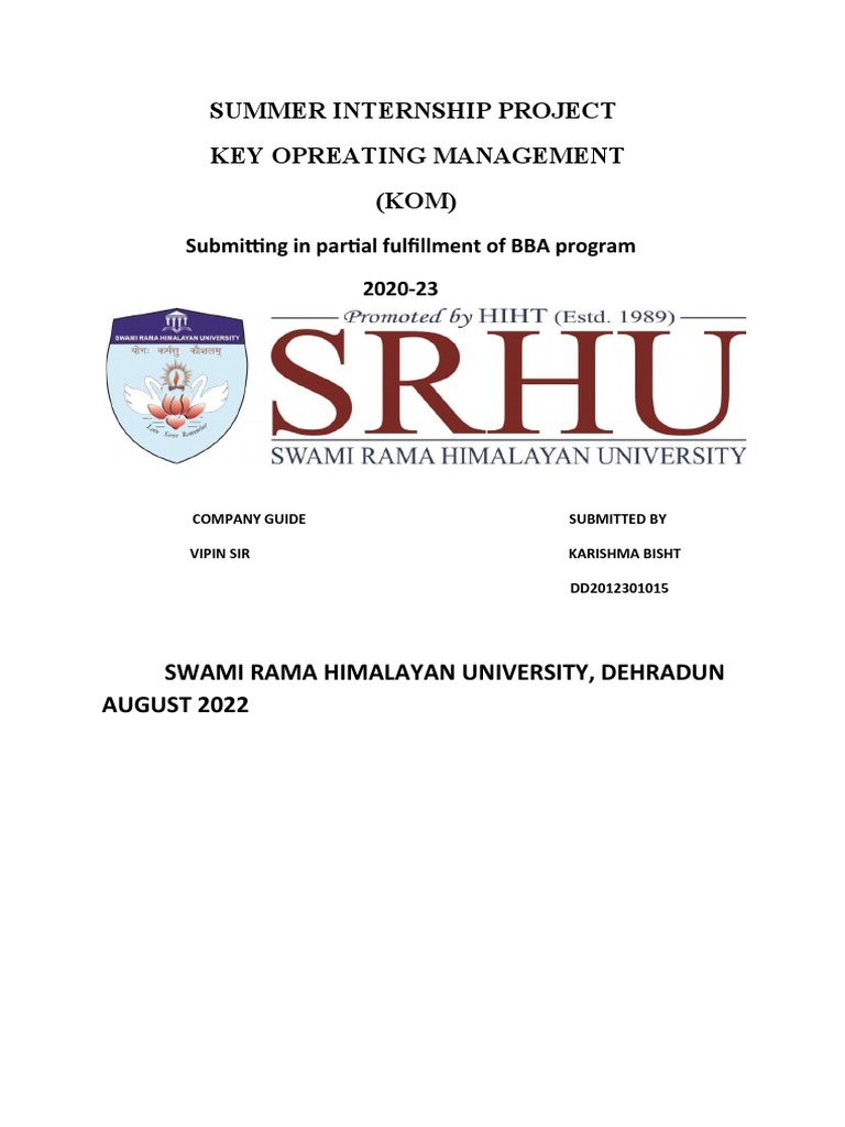 Summer Internship Project 1 Pdf Cargo Logistics