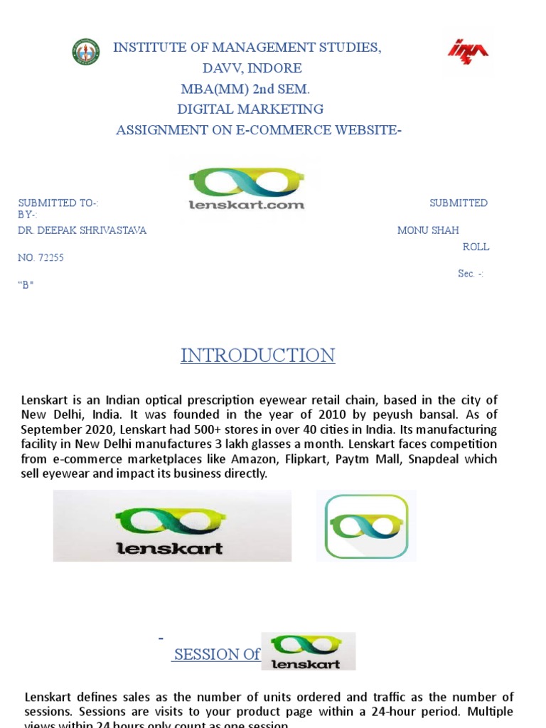 Lenskart DM | PDF | Glasses | Marketing