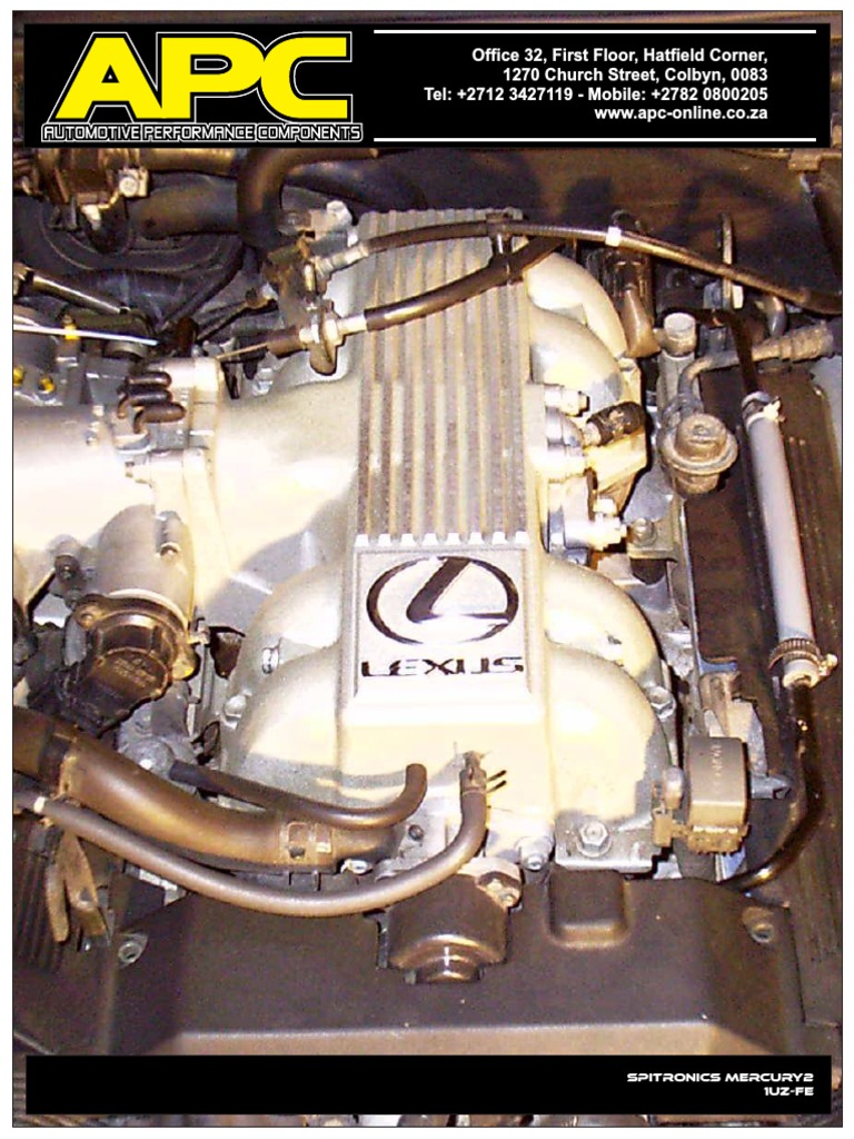 Installation Manual for the Spitronics Mercury2 ECU for the Toyota 1UZ ...