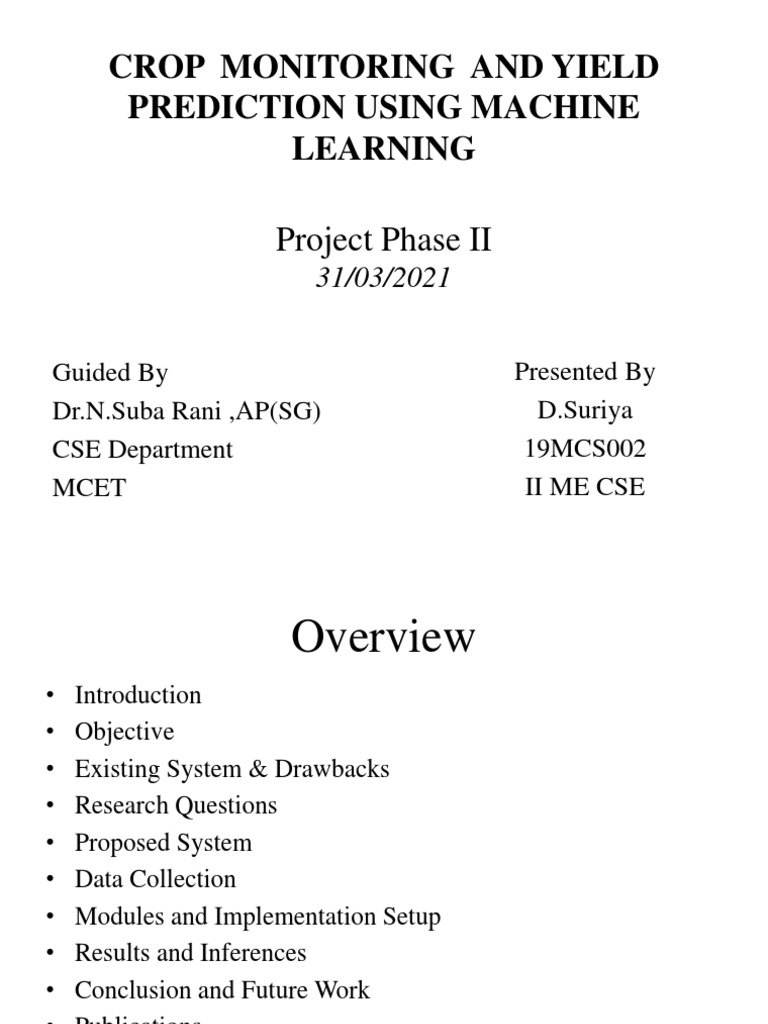Final PPT Phase 2 Viva | PDF | Machine Learning | Prediction Final PPT Phase 2 Viva | PDF | Machine Learning | Prediction