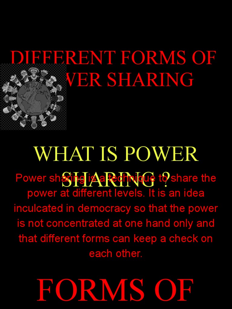 Different Forms of Power Sharing | PDF | Politics