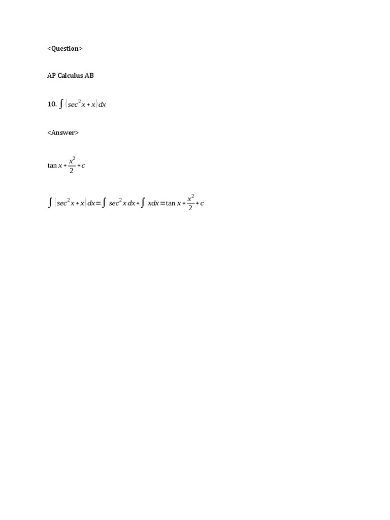 Cracking The AP Calculus AB Exam 2020, Premium Edition | PDF | Area ...