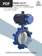 Delval Series - 50/52, 5A/5B Butterfly Valves: Delval Flow Controls ...