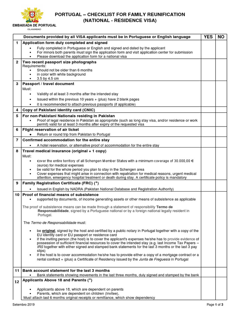 updated-checklist-pt-national-residency-family-reunification | PDF ...
