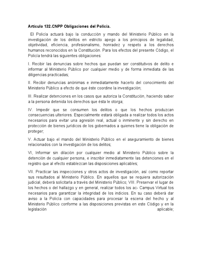 Artículo 132 | PDF | Queja | Victimologia