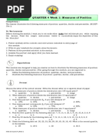 MATH 10 - Q4 - WEEK 1 - MODULE 1 - Illustrating-The-Measures-Of-Position-Quartiles-Deciles-And ...