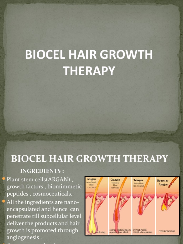 Biocel Hair Growth Therapy | PDF | Amine | Medical Specialties