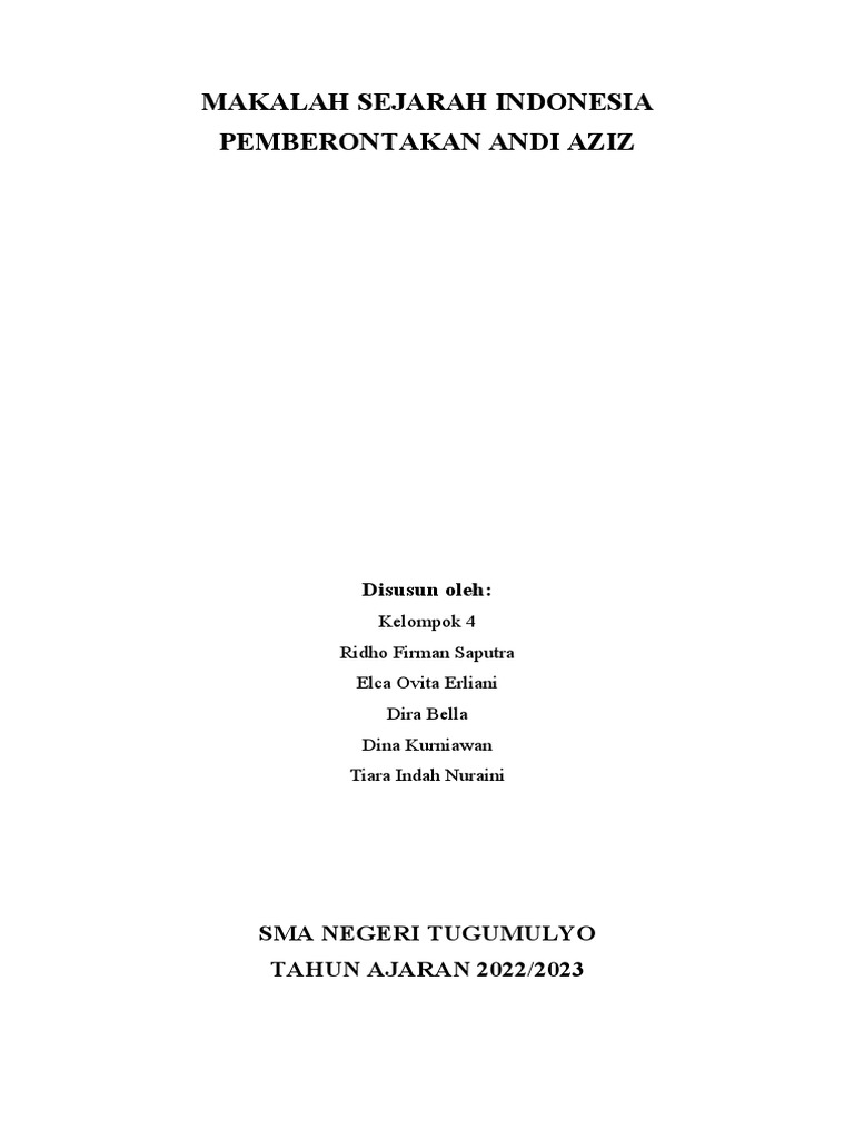 Makalah Sejarah Indonesia | PDF