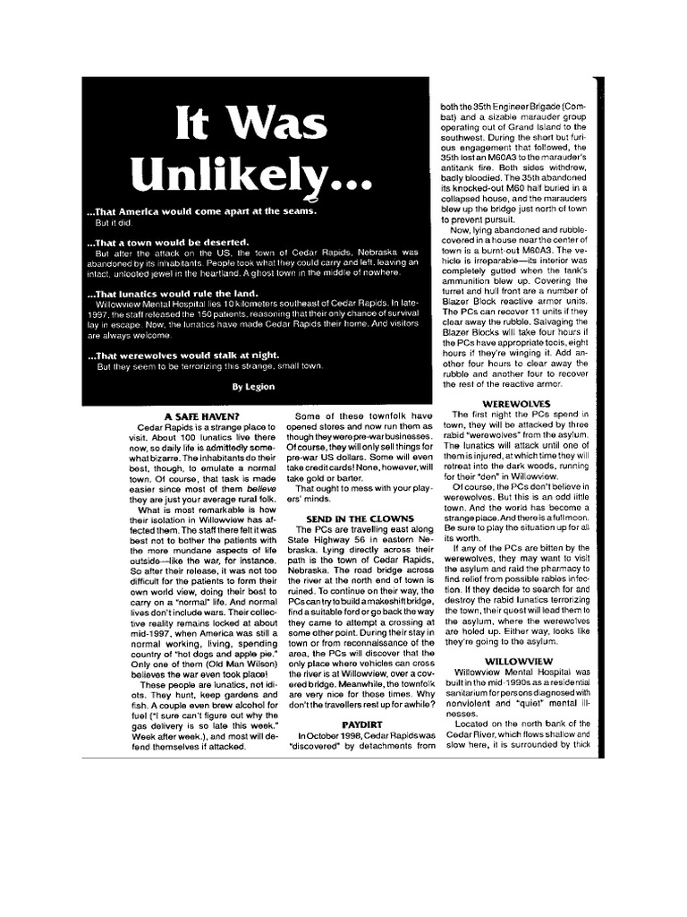 65 It Was Unlikely | PDF