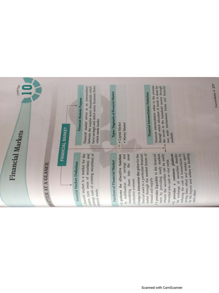 Financial Market Class 12 Notes | PDF