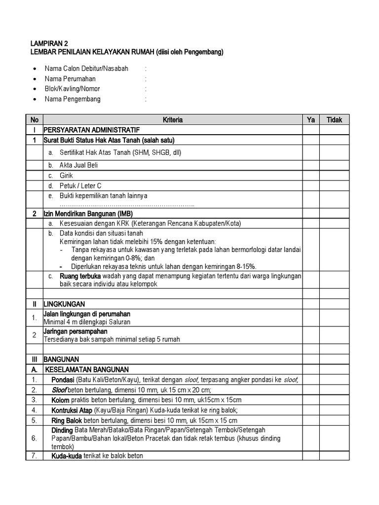 Data Isian Subsidi SSB | PDF