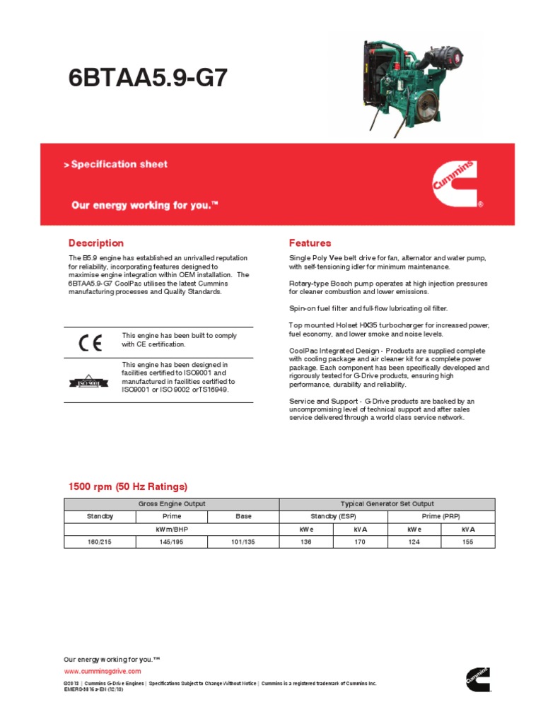 6btaa5 9-G7 | PDF | Electric Generator | Rectifier
