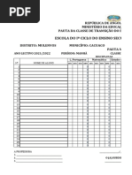 Modelo de Mini-Pauta | PDF