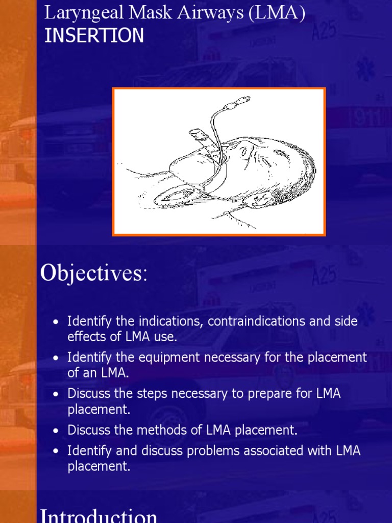 Lma Insertion | PDF | Clinical Medicine | Medical Specialties