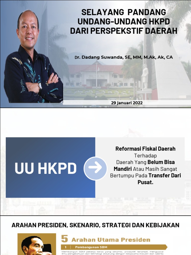 Selayang Pandang UU HKPD 2022 | PDF