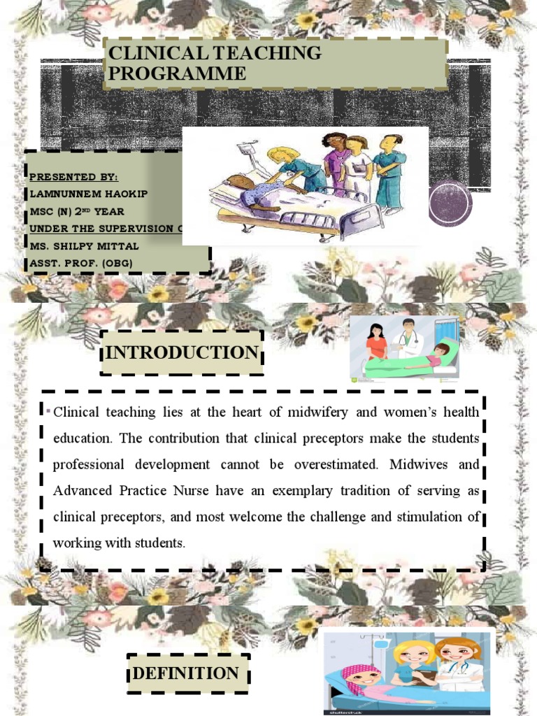 Clinical Teaching Programme | PDF | Teaching Method | Nursing