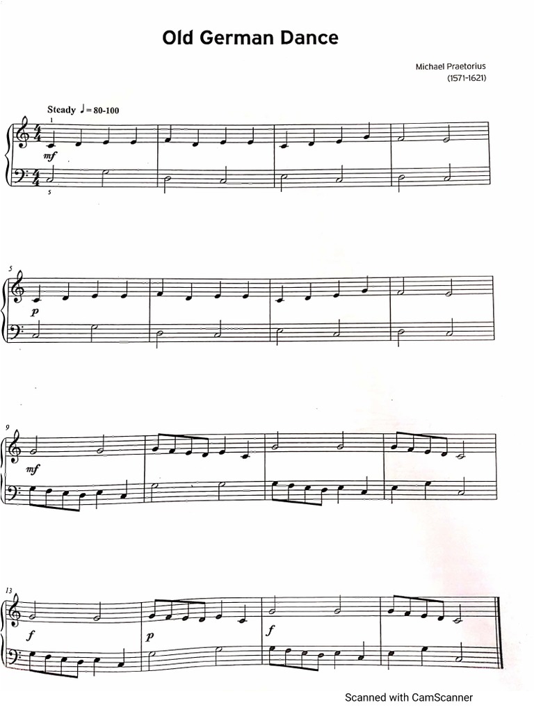 Old German Dance | PDF