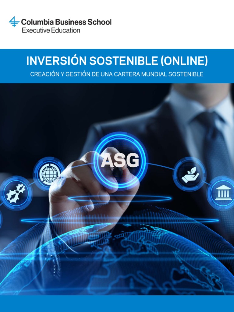 Inversión Sostenible y ASG: Curso Online | PDF | Sustentabilidad ...