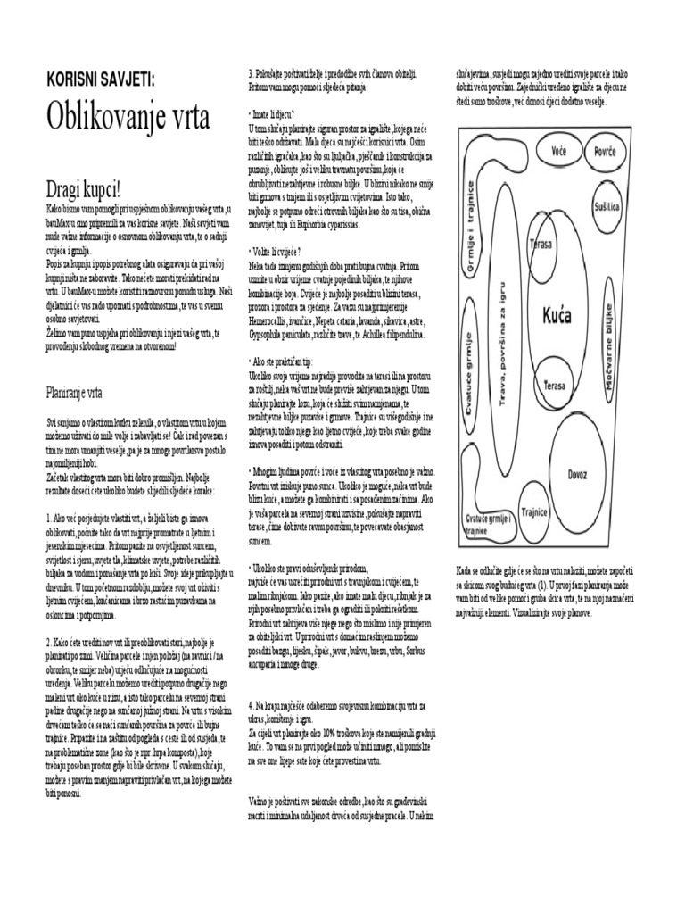 Oblikovanje Vrta HR | PDF