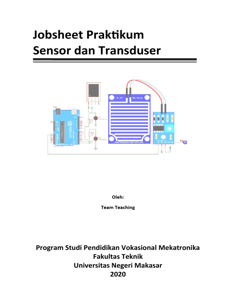 Jobsheet Praktek Sensor Dan Transduser | PDF
