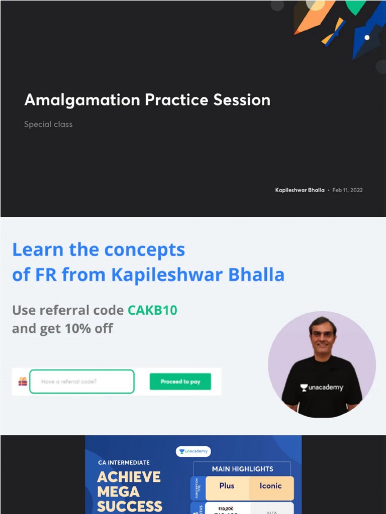 Amalgamation Practice Session With Anno | PDF