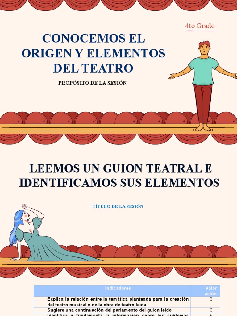 El Teatro - Elementos ... | PDF | Teatro | Las artes escénicas