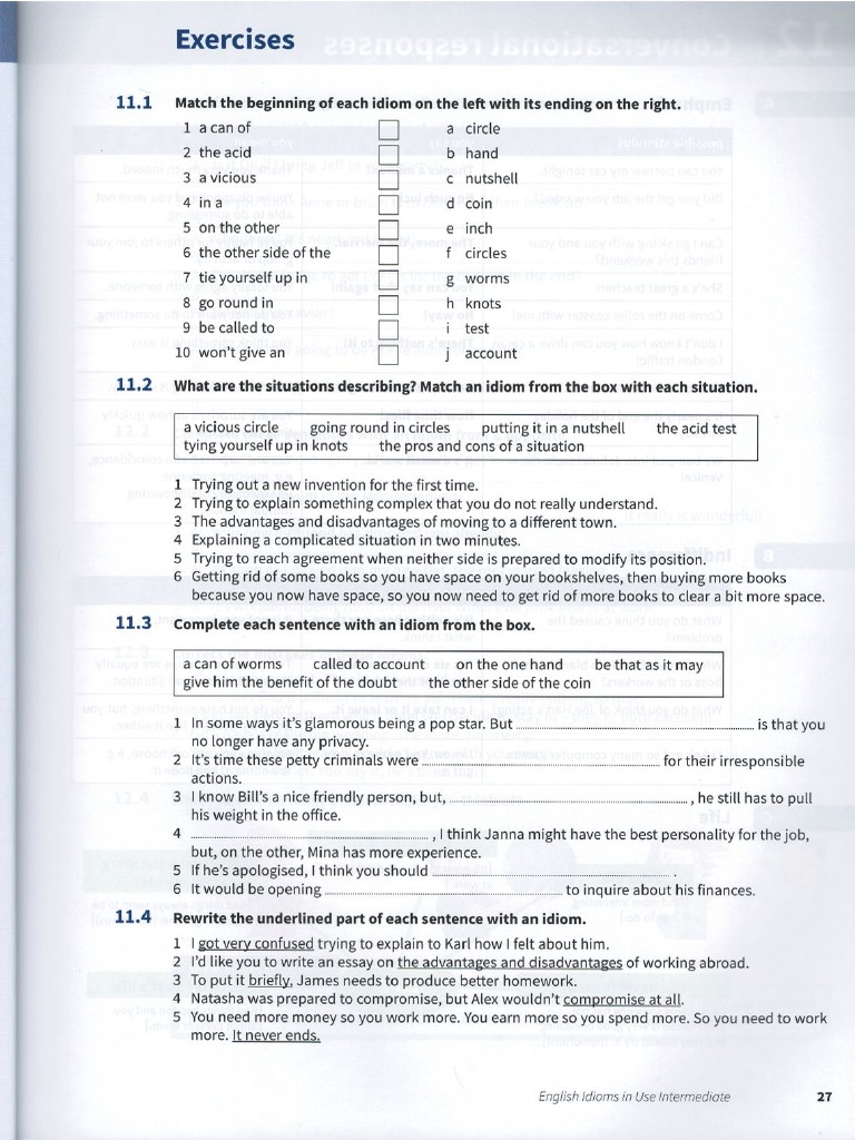 English Idioms in Use. Intermediate - McCarthy M., O'Dell F - 2017 ...