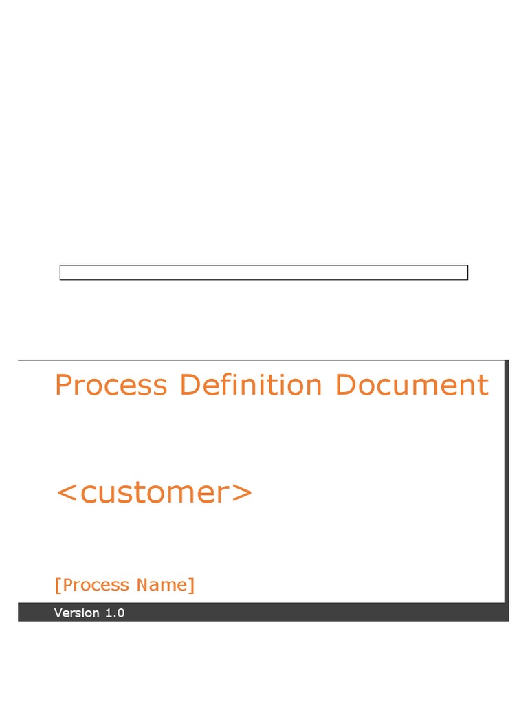 Process+Definition+Document+(Pdd) | PDF | Version Control | Document