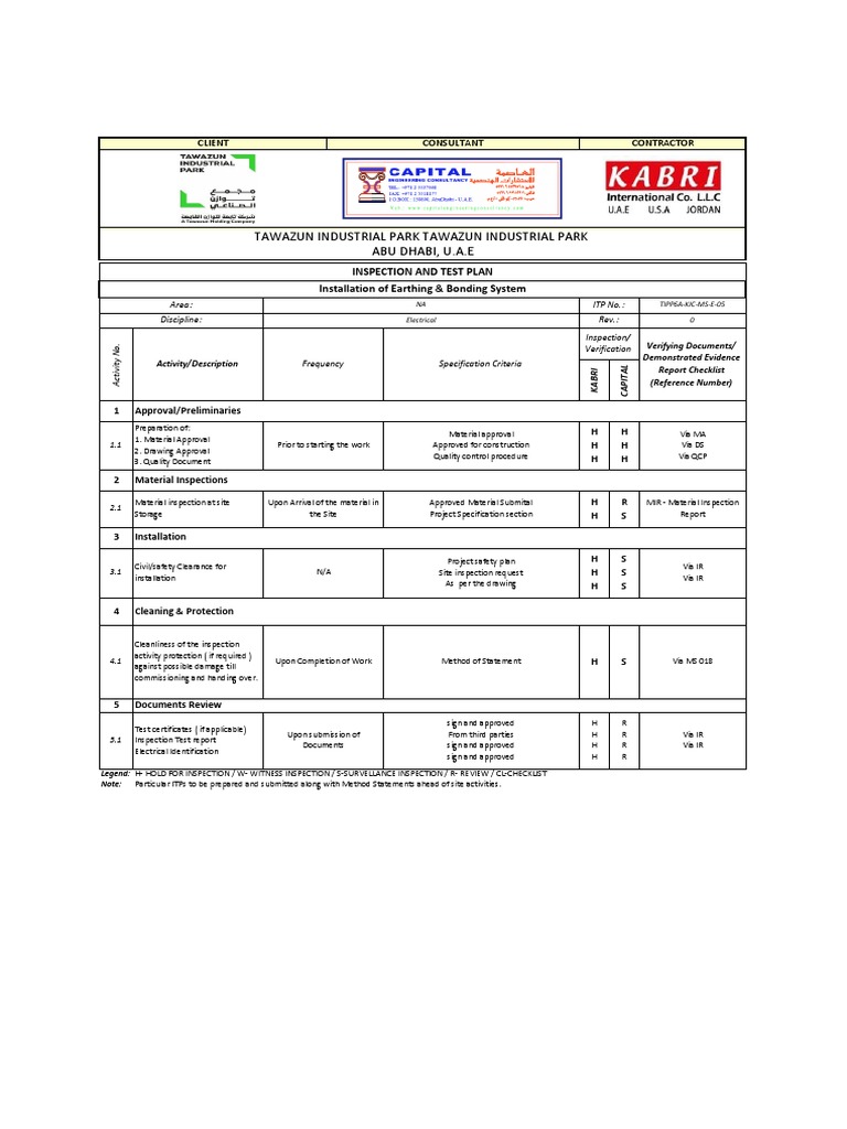 ITP-05 | PDF | Specification (Technical Standard)
