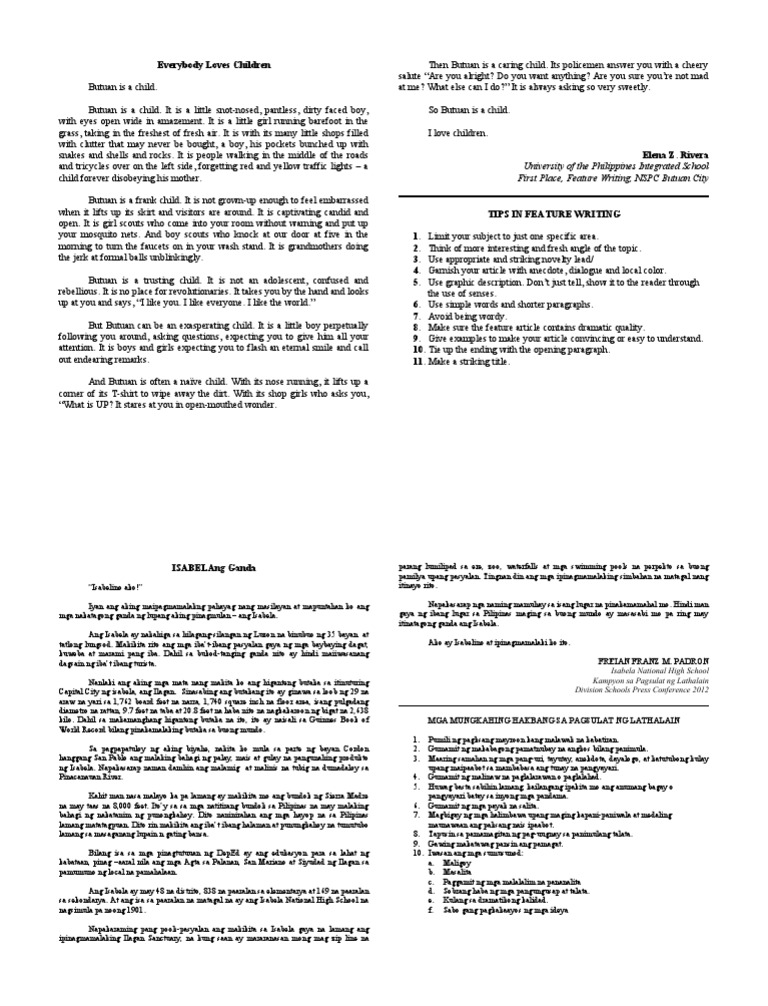 University of The Philippines Integrated School First Place, Feature ...