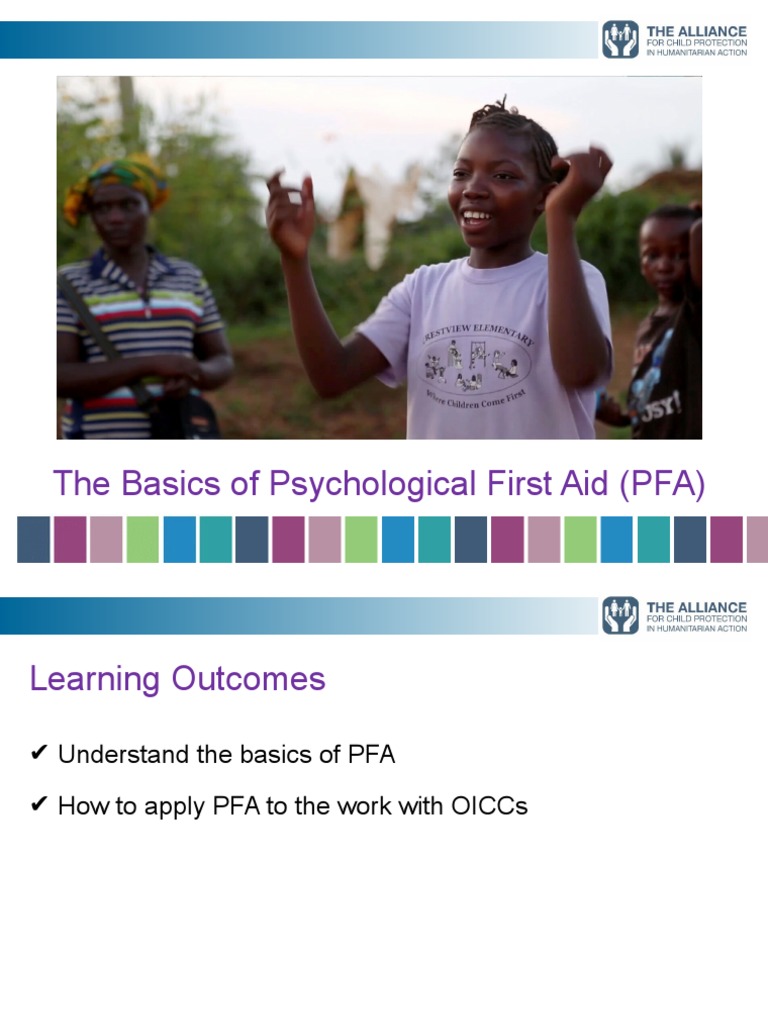The Basics of Psychological First Aid (PFA) | PDF | Nocturnal Enuresis ...