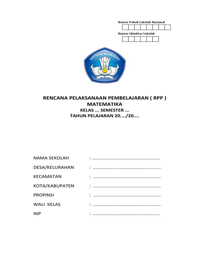 RPP Matematika Kelas 4 | PDF