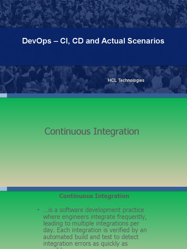 DevOps - CICD & Actual Scenarios | PDF | Computer Engineering | Technology Development