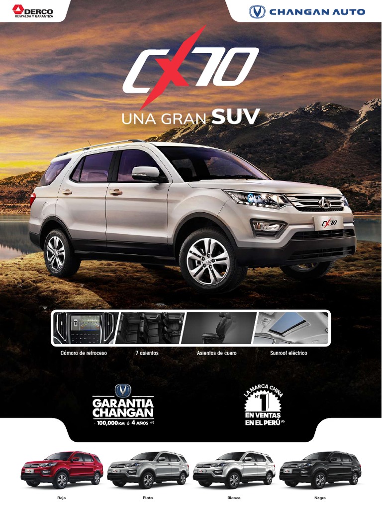 2022-02-15-Ficha - Changan - CX70 - Feb2022 VF | PDF