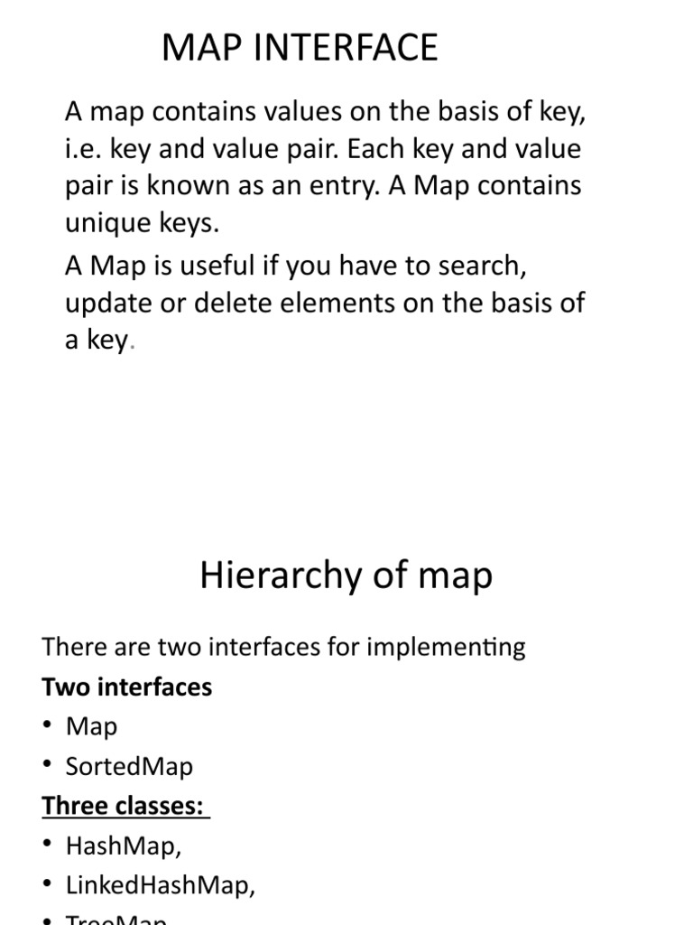 Map Interface Pdf Class Computer Programming Method Computer Programming