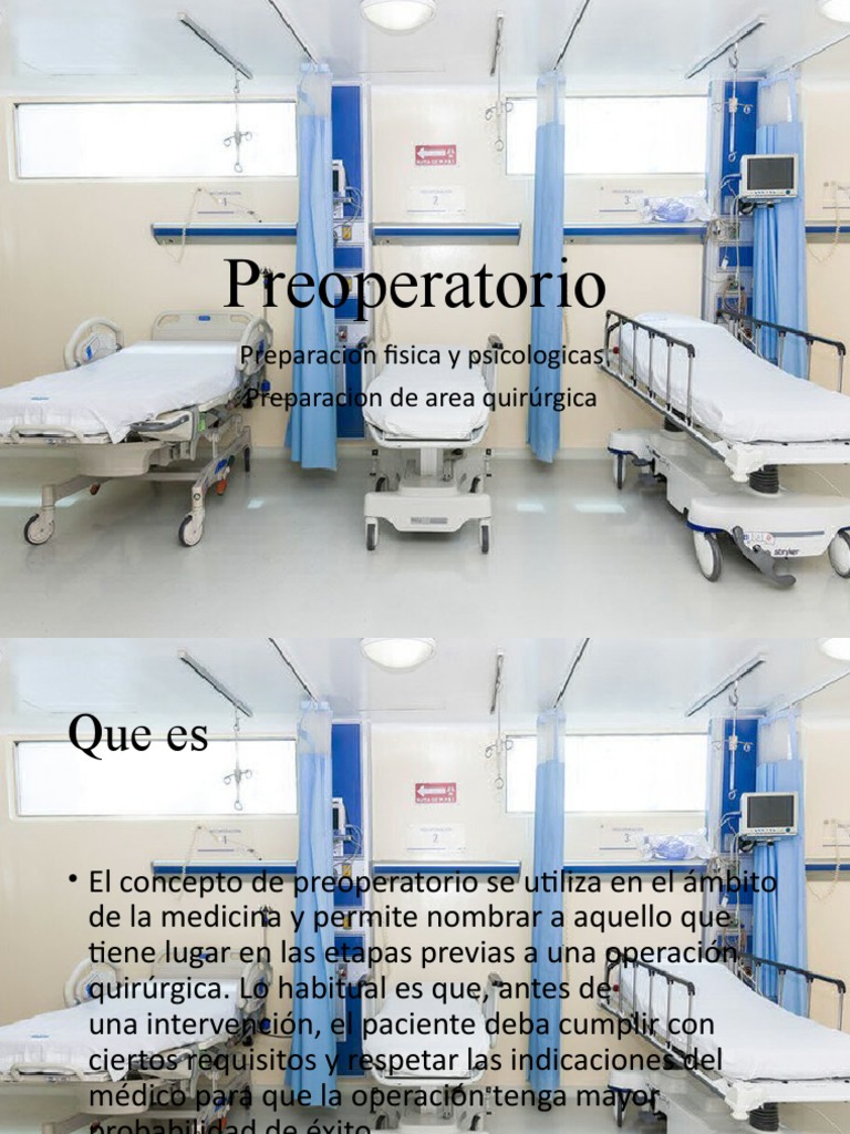 Preoperatorio-WPS Office | PDF | Cirugía | Medicina CLINICA