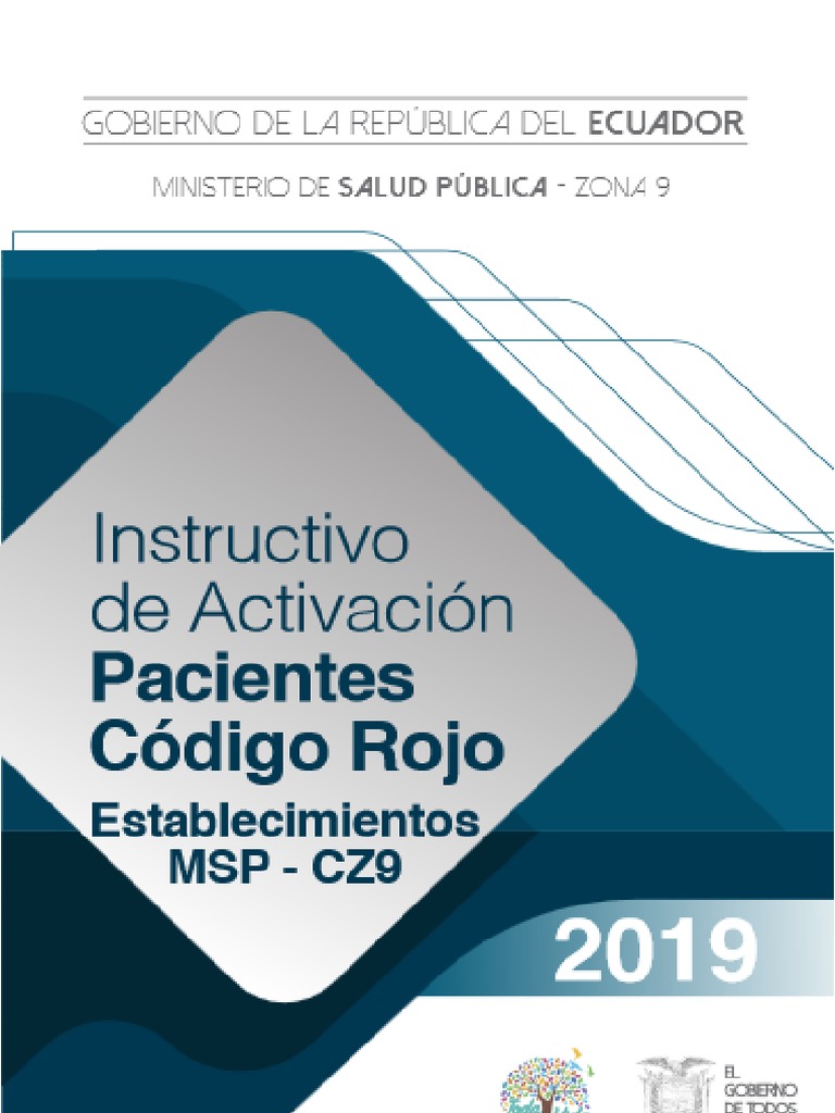 Instructivo de activación de código rojo | PDF | Hospital | Diagnostico ...