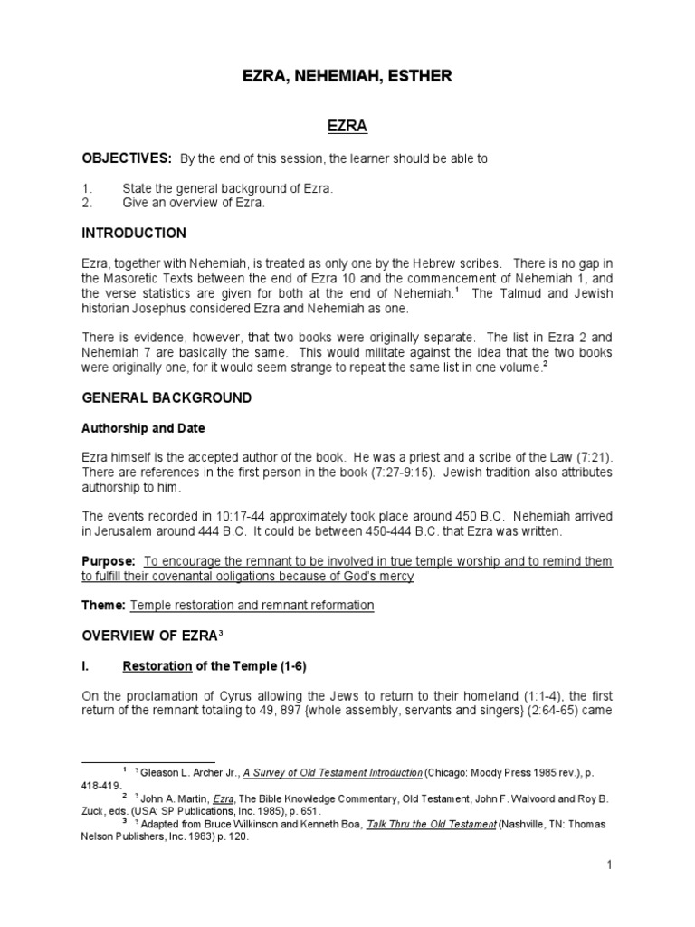 #15 Ezra, Nehemiah, Esther | PDF | Esther | Ezra