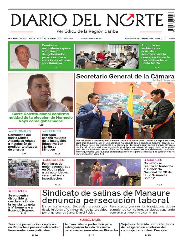 Diario Del Norte Julio 22 | PDF