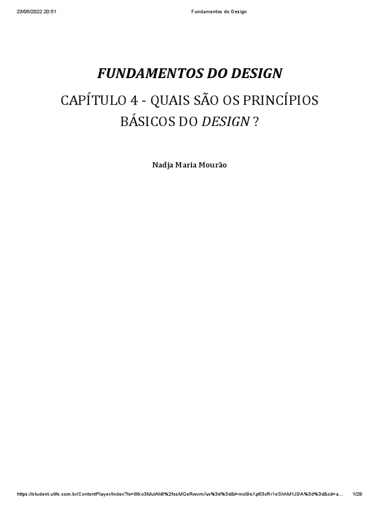 Principios Basicos Do Desing | PDF | Carreira e Crescimento | Arte