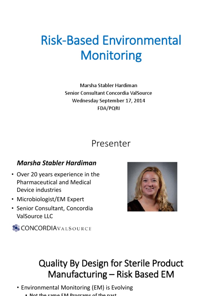Risk-Based Environmental Monitoring | PDF