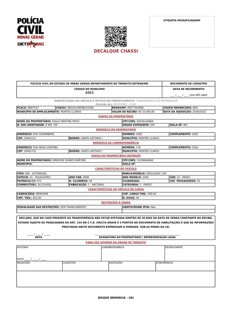 Emitir Ficha de Cadastro e Dae | PDF | Brasil